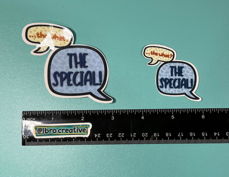 Bluey-inspired Vinyl Sticker Set 2 Queens Doodad Bad Mood - Etsy