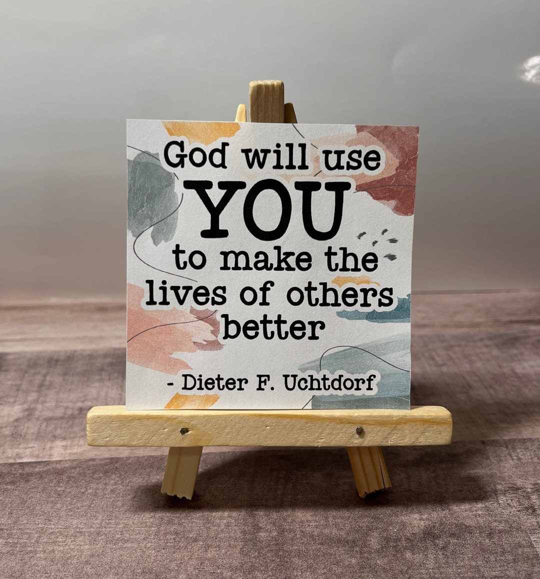 God Will Use You LDS Ministering Magnet | Inspirational Quote for ...