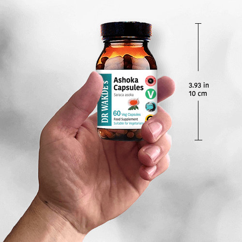DR WAKDE'S Ashoka Capsules (saraca Asoka) | 60 Veg Caps | Ayurvedic ...