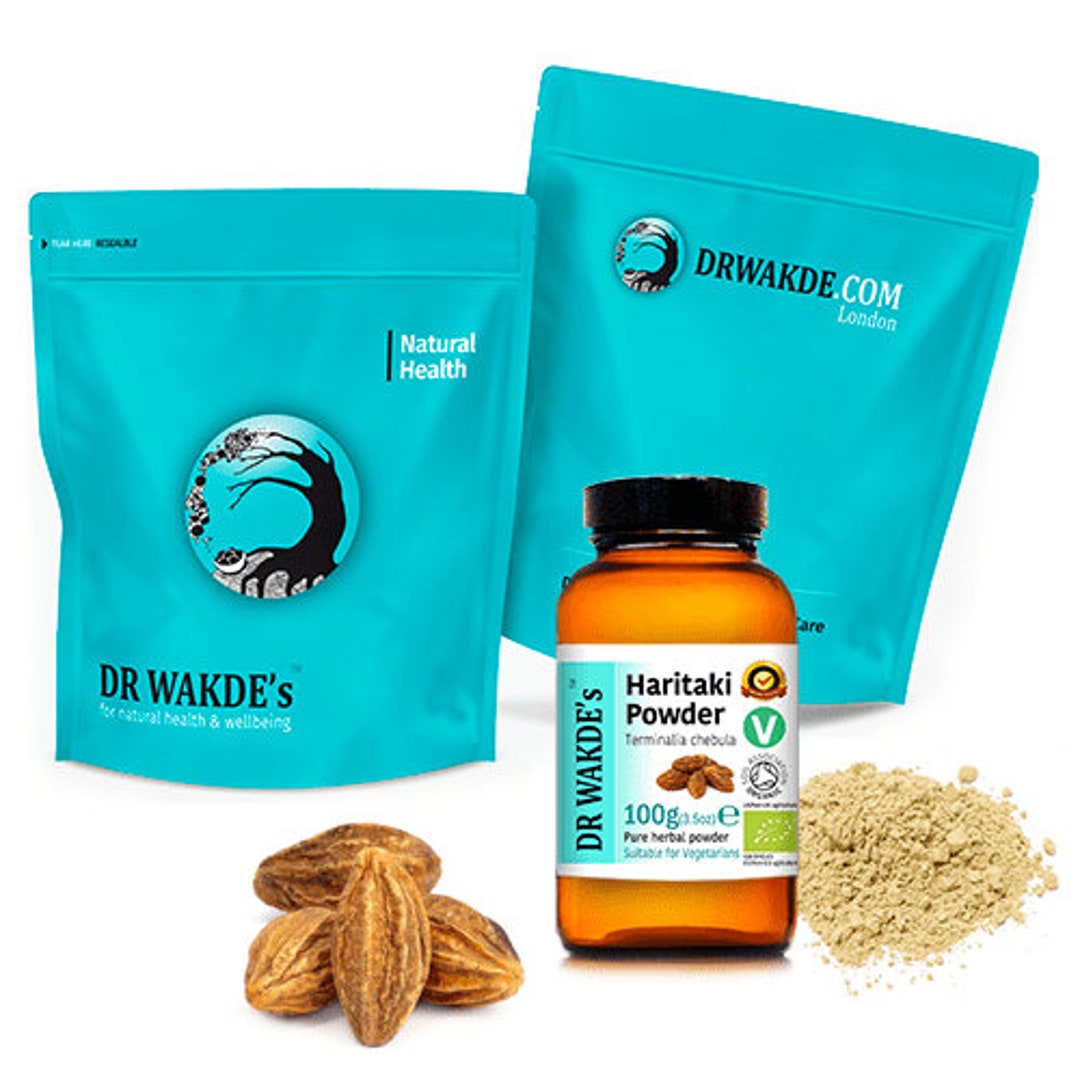 DR WAKDE'S Organic Haritaki Powder (hirda | Terminalia Chebula) | Pure ...