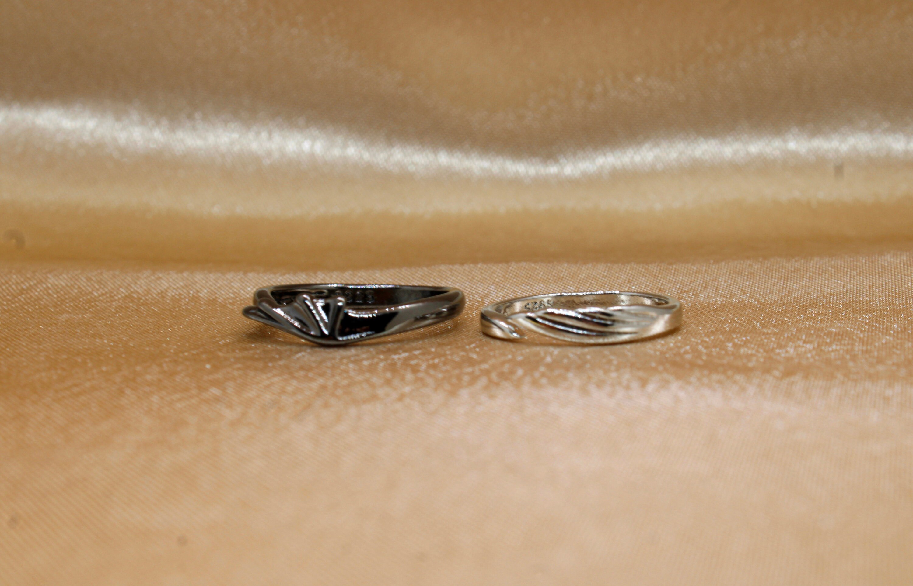 Stylish Couple Rings Set Adjustable Matching Rings i - Etsy