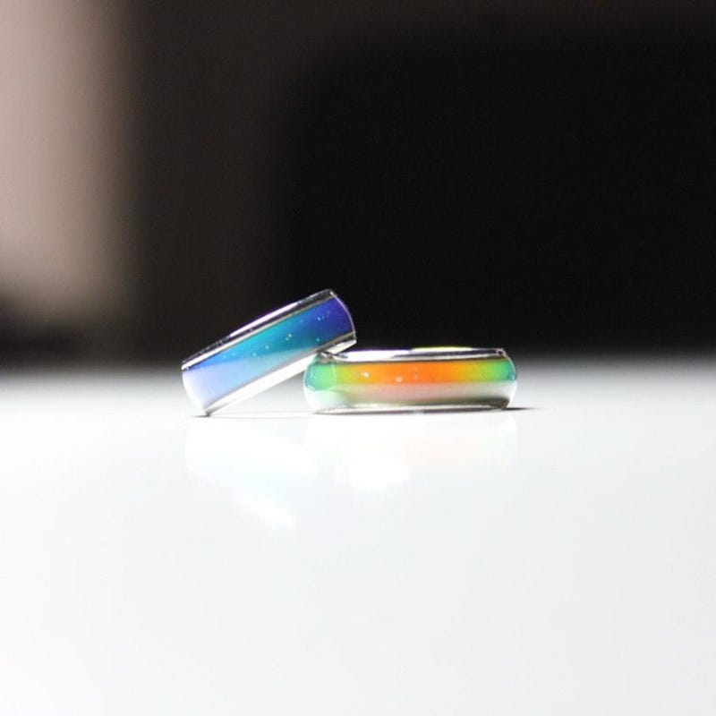 Rainbow Chrome Color Ring - Etsy