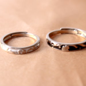 Stylishly Designed Symbol of Love Couple Matching Rings,outstanding ...