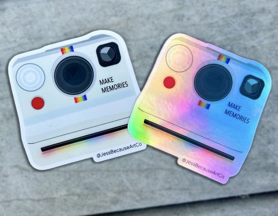 Vintage Camera make Memories Sticker in - Etsy