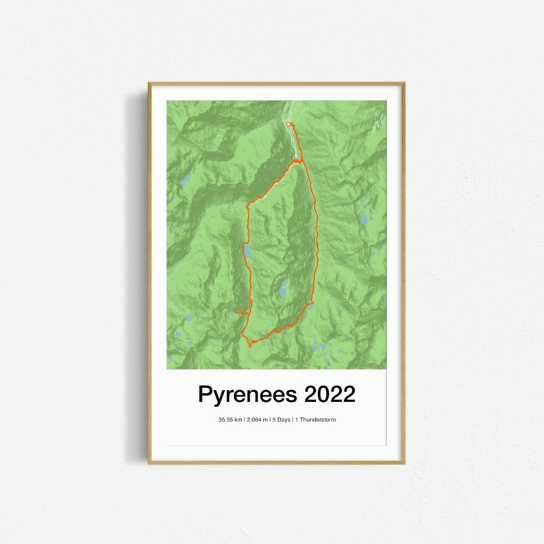 GPX - Strava Wall Art Print - Custom Cycling Map Art Print - Cycling ...