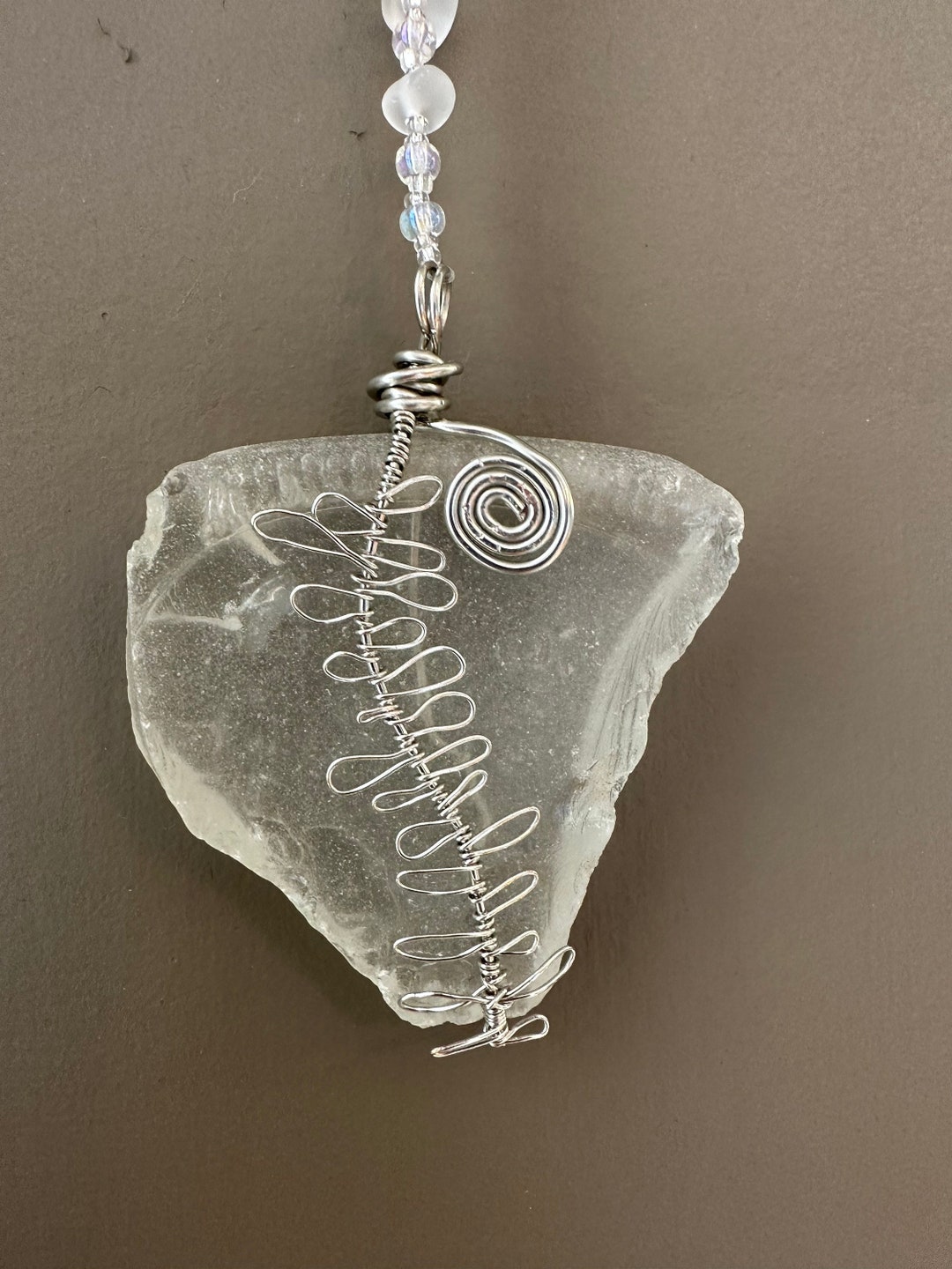 Sea Glass Sun Catcher - Etsy