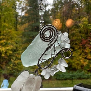 Sea Glass Sun Catcher - Etsy