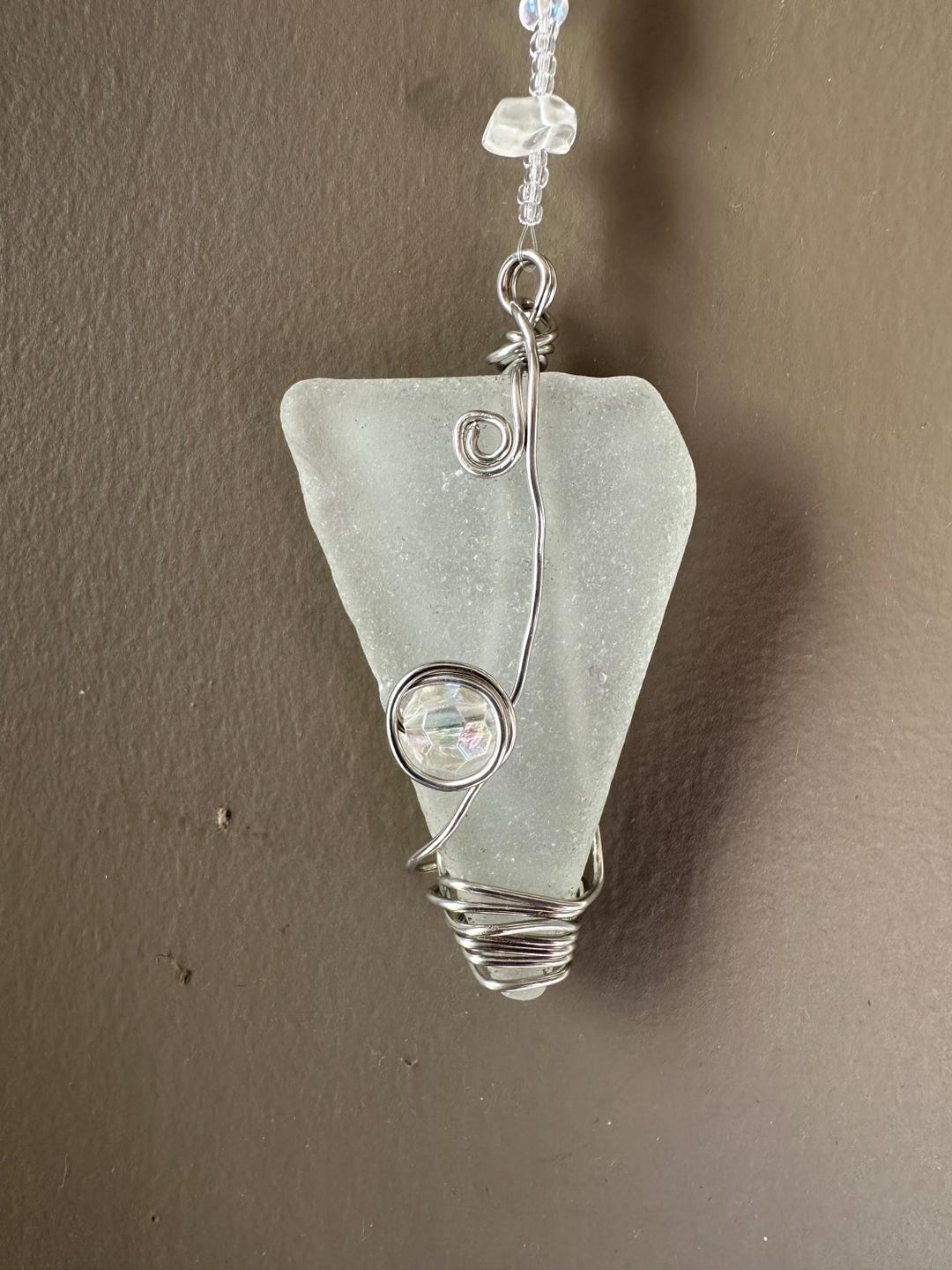 Sea Glass Sun Catcher / Decor - Etsy