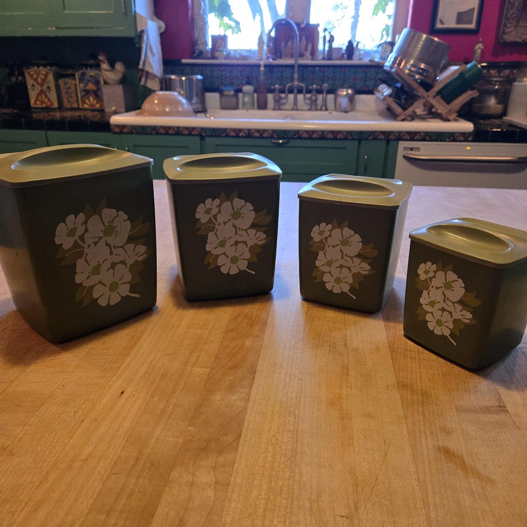 MCM Nesting Cannisters - Etsy