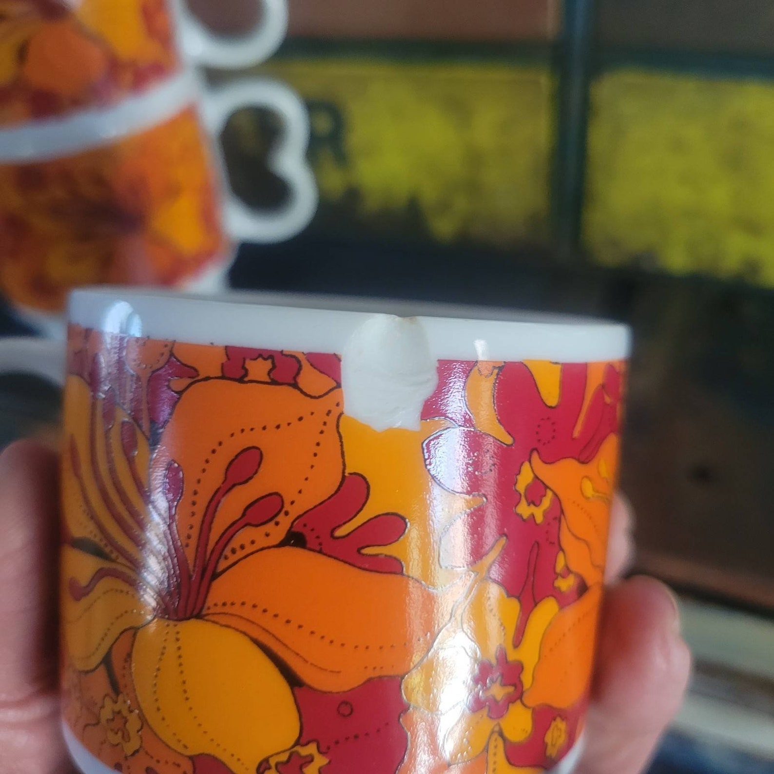 Vintage 70's Mugs - Etsy