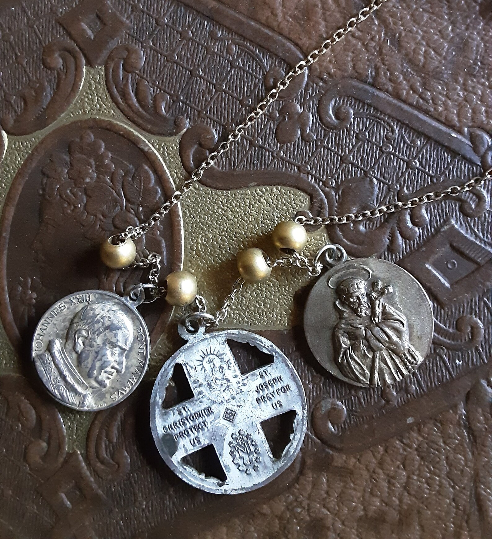 Vintage All Saints Necklace - Etsy