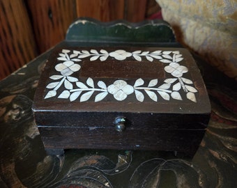 Inlaid Square Wood Box - Etsy