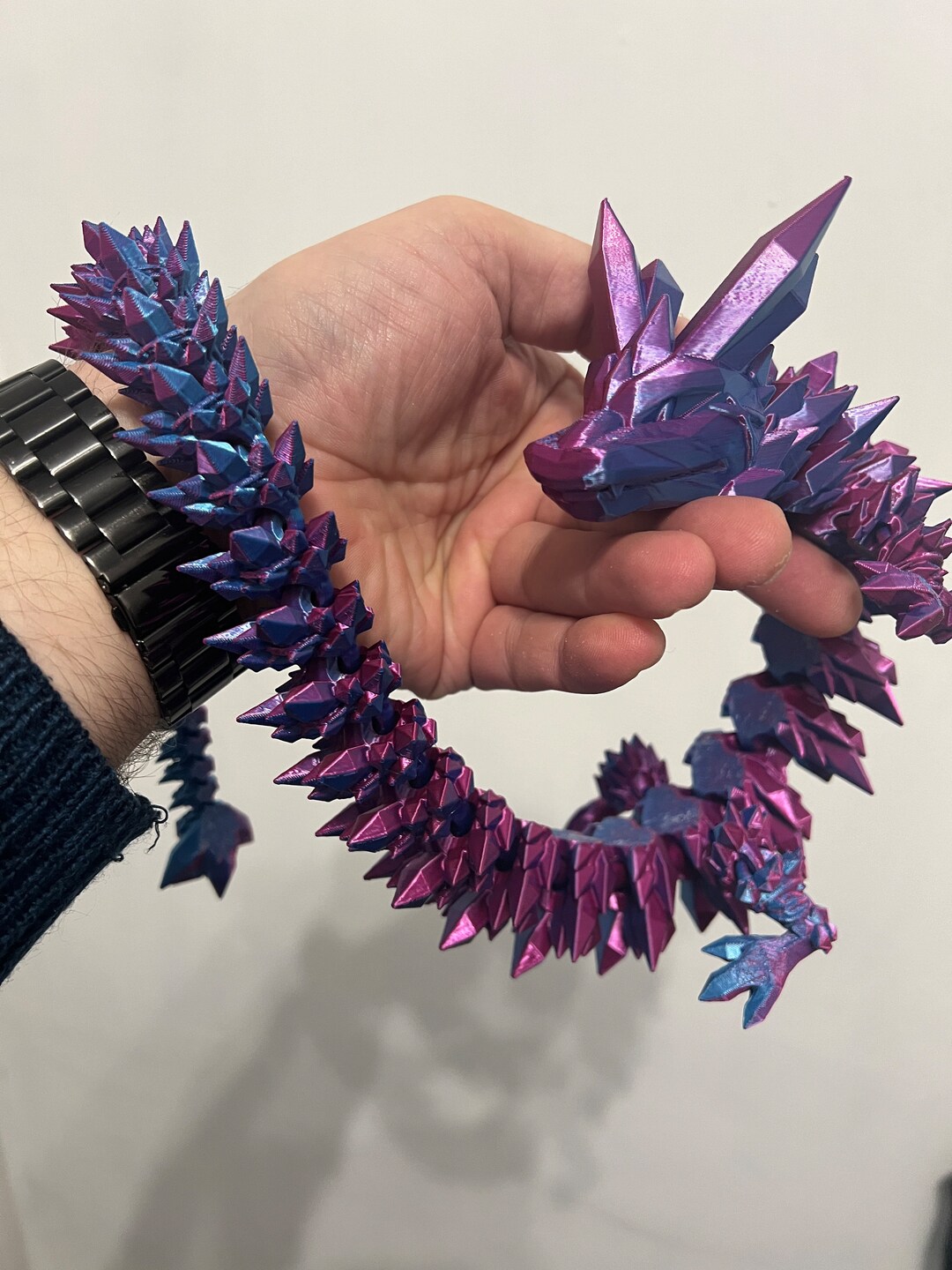 Crystal Dragon Articulated Fidget Toy 24 Inch / 2FT Long - Etsy