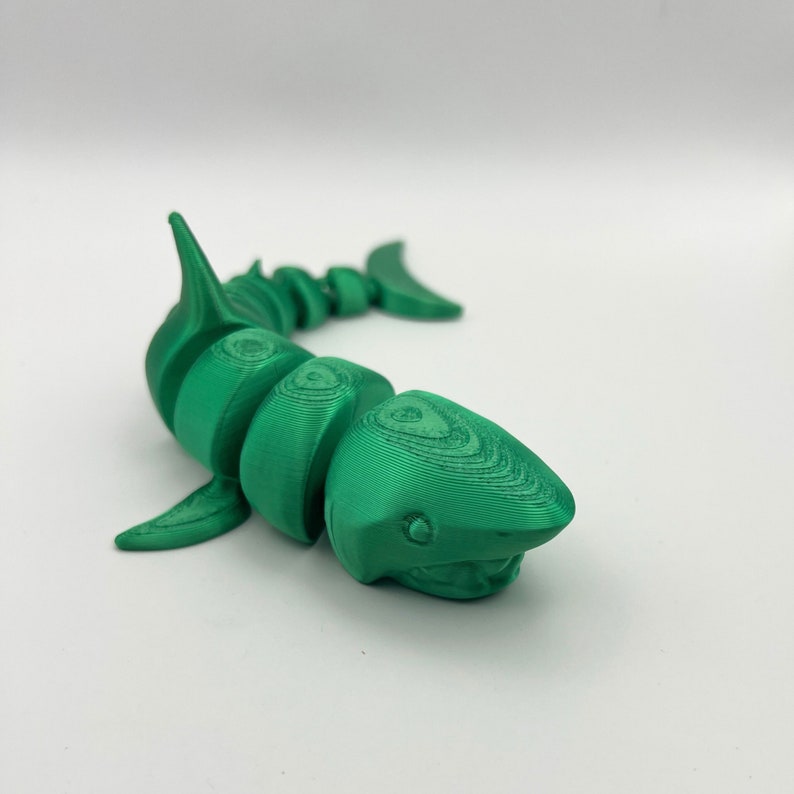 Articulated Baby Shark Fidget Toy | Flexi Sensory Toy | Sealife Desk ...