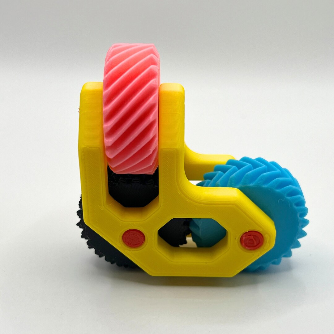 Helical Tri-gear Fidget Toy , Stress Reliever, Anxiety, ADHD Toy - Etsy