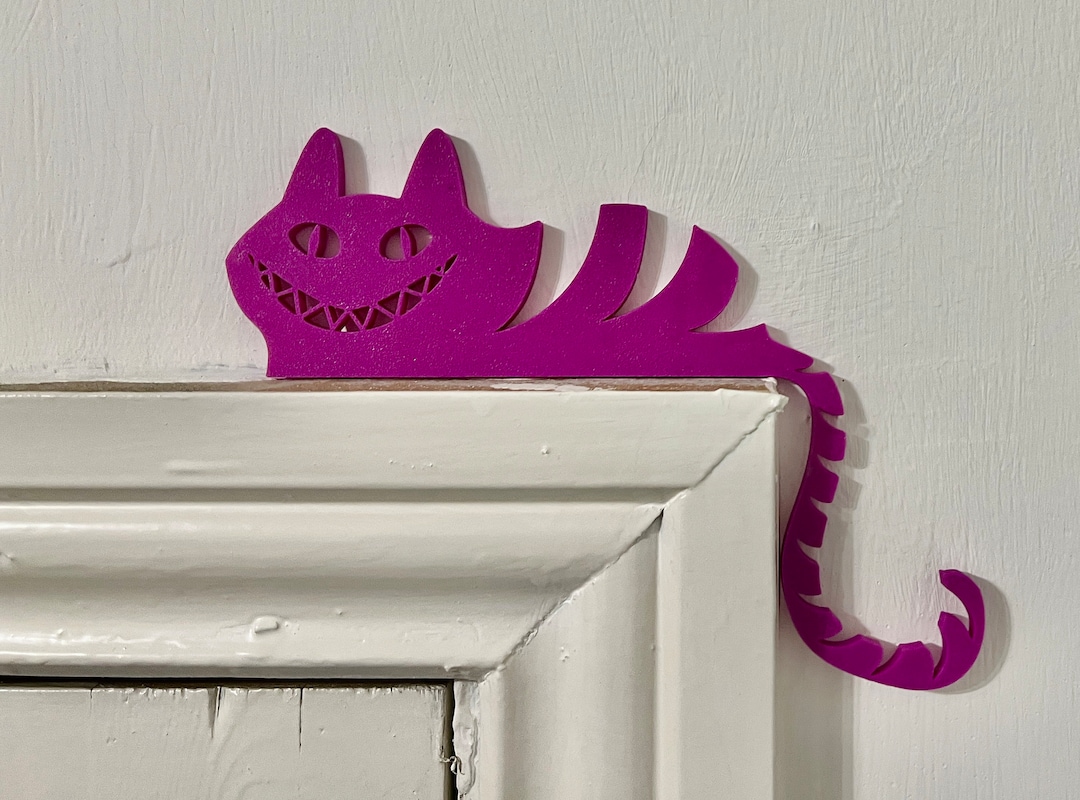 Cheshire Cat Door Frame Sitter - Etsy