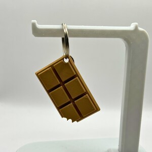 Chocolate Bar With Bite Taken Keychain /keyring Chocolate Lovers - Etsy