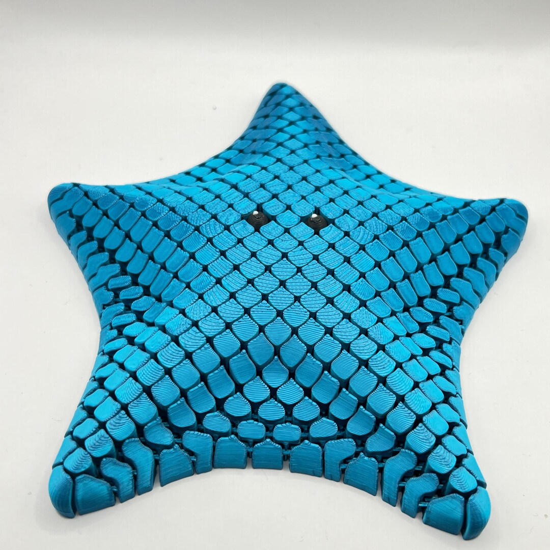 Articulated Fidget Starfish - Anxiety, Stress Reliever 3D Printed - Etsy