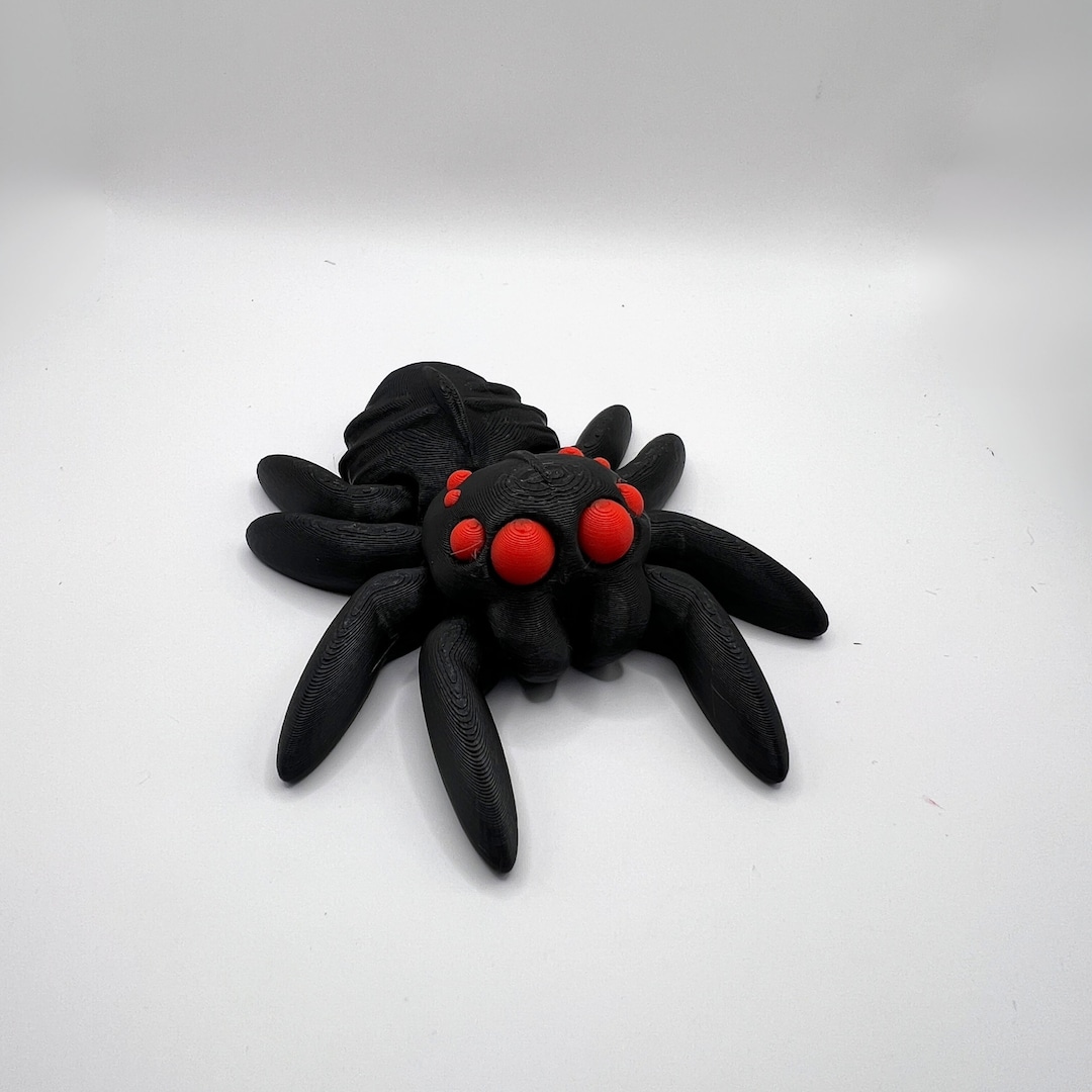 Articulated Fidget Spider 3D Printed , Fidgeting, Stress Reliever, Desk ...