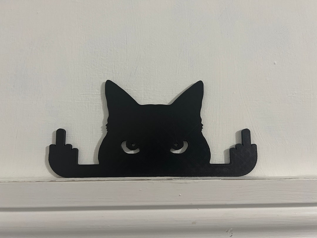 Cat Silhouettes , Door / Window Frame Art - Etsy