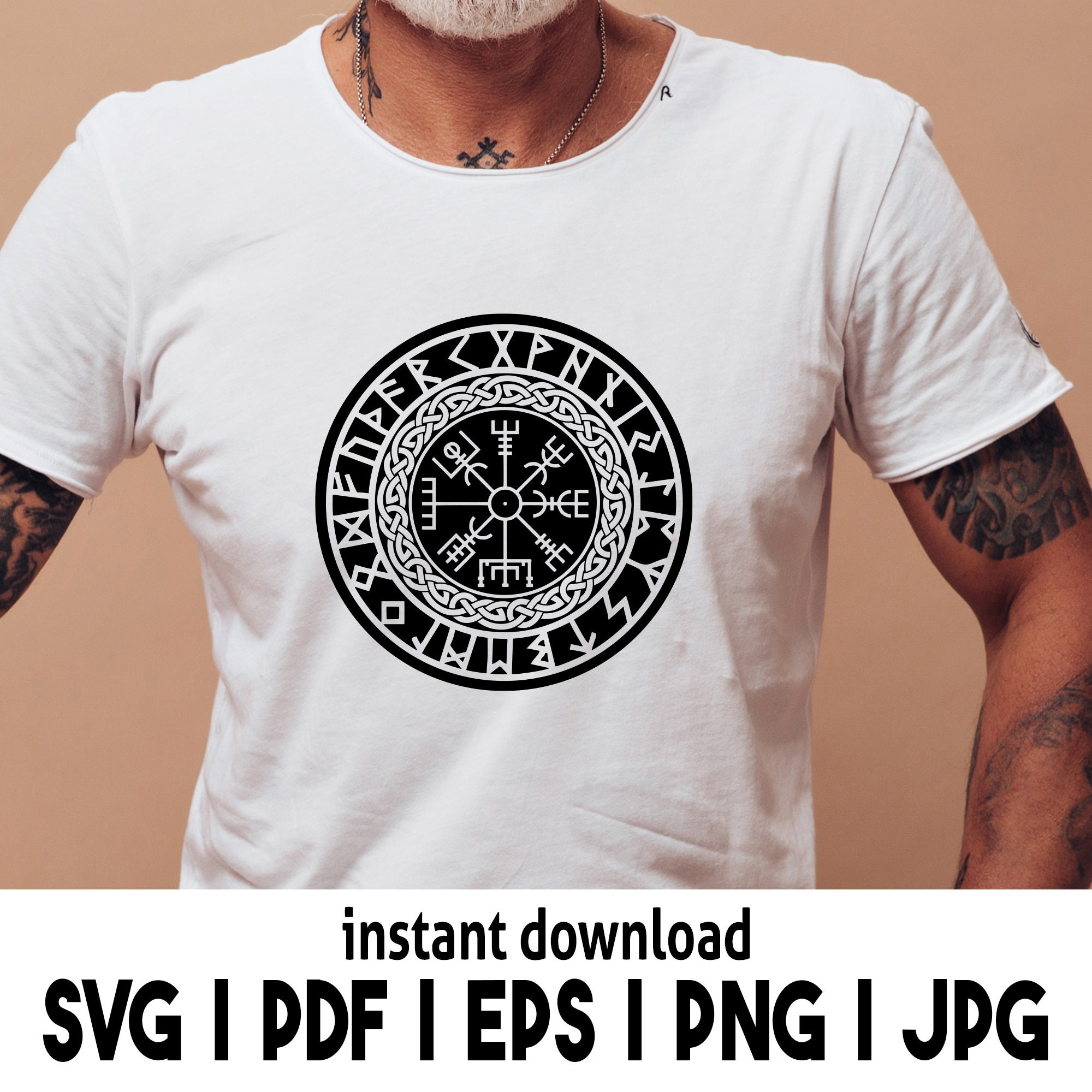 Vegvisir Viking Compass SVG Bundle Set Full Collection of - Etsy
