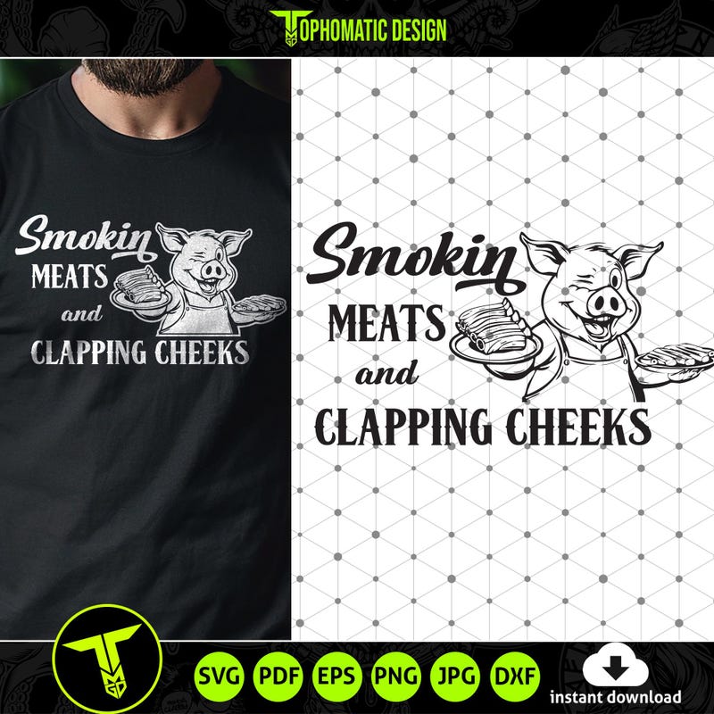 Smoked Meats and Clapping Cheeks - Etsy