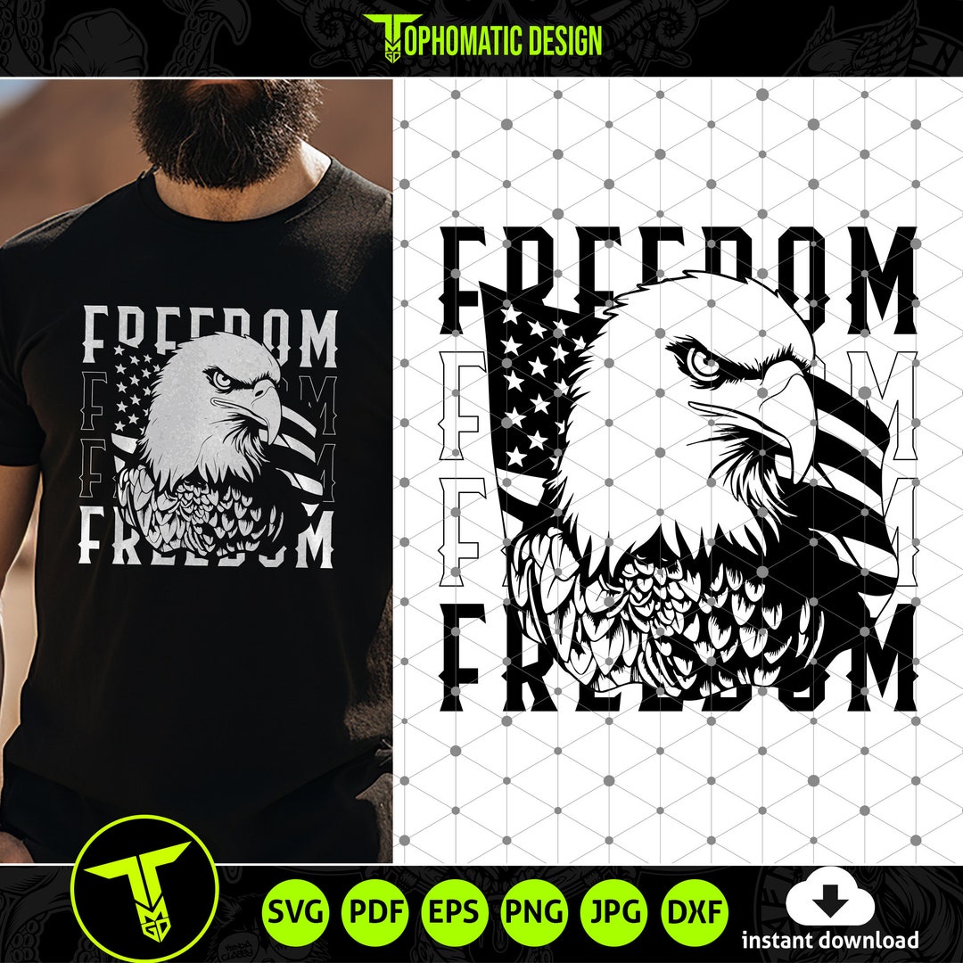 Freedom Eagle SVG, Voting SVG, 4th of July SVG, Veterans Day Svg ...