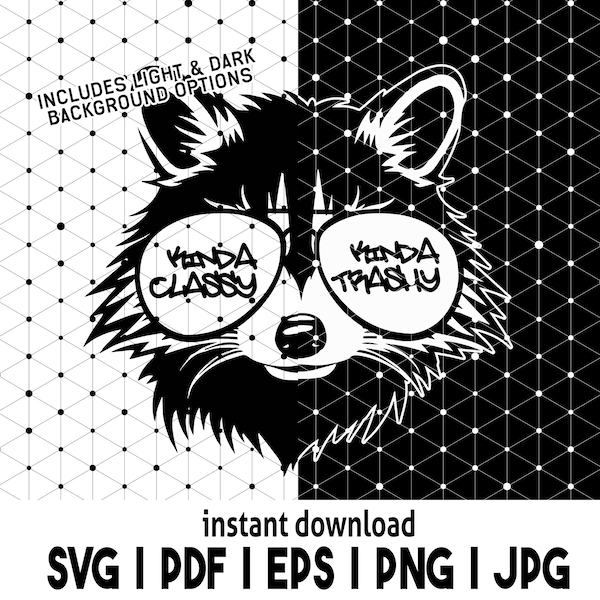 Trash Panda Svg - Etsy