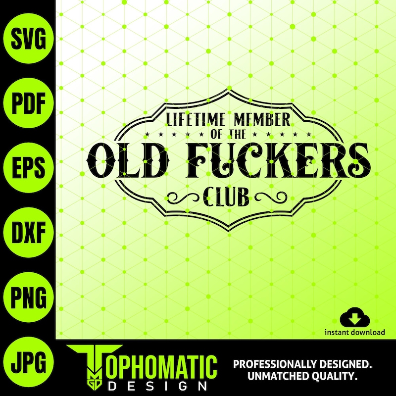 Old Fuckers Club - Etsy