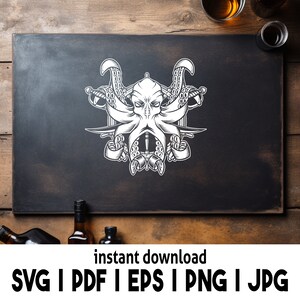 Kraken Sea Monster SVG File Instant Digital Download Files - Etsy
