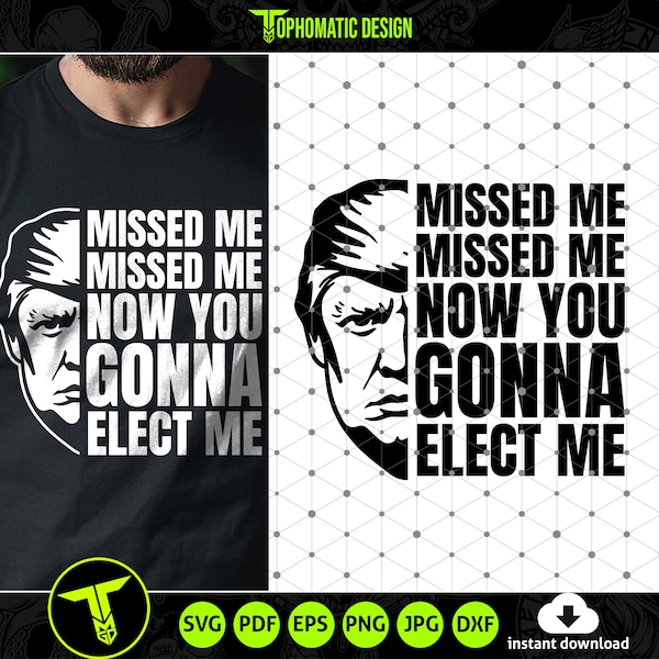 Trump Miss Me Svg - Etsy