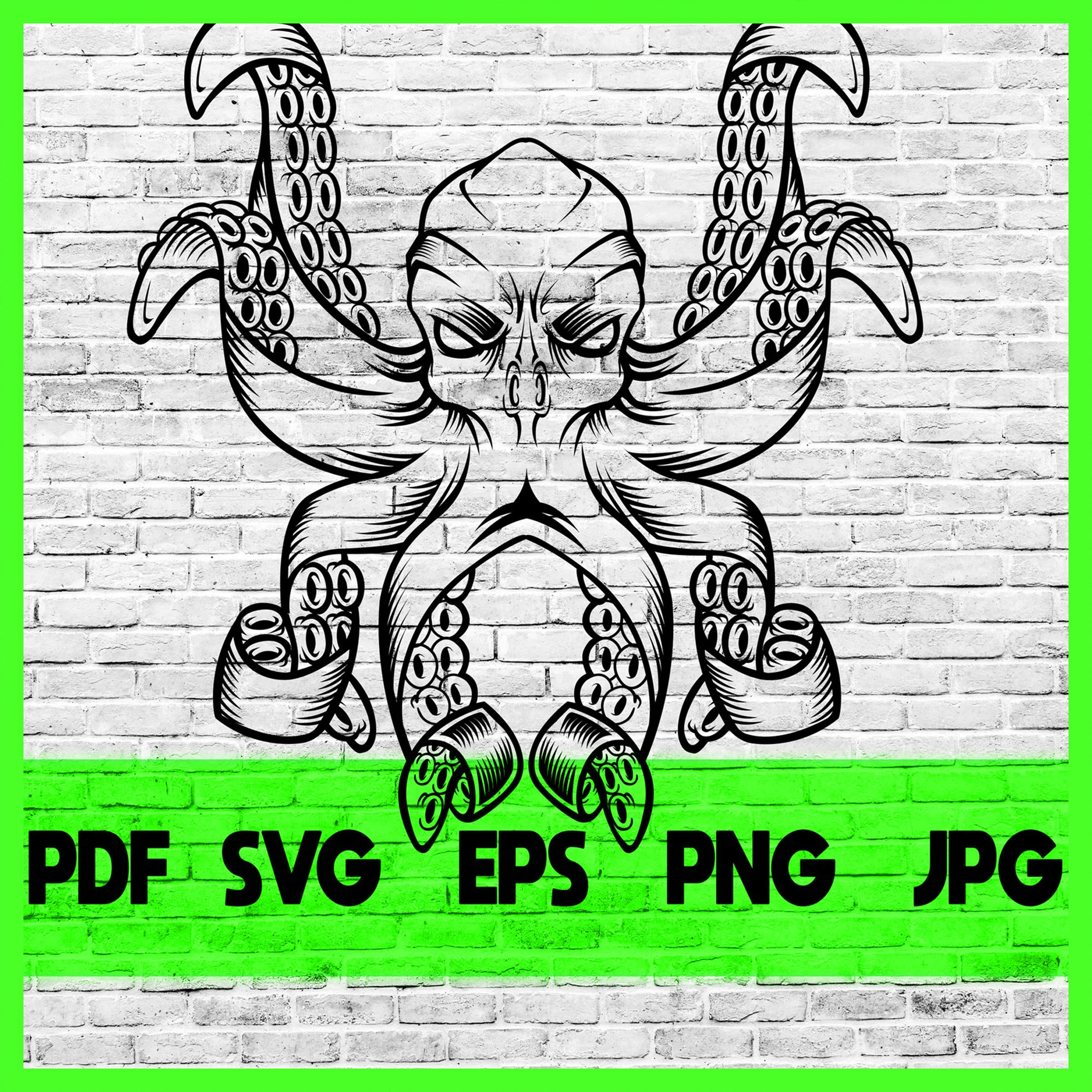 Kraken Symbol SVG Kraken SVG Files Kraken Logo Kraken - Etsy UK