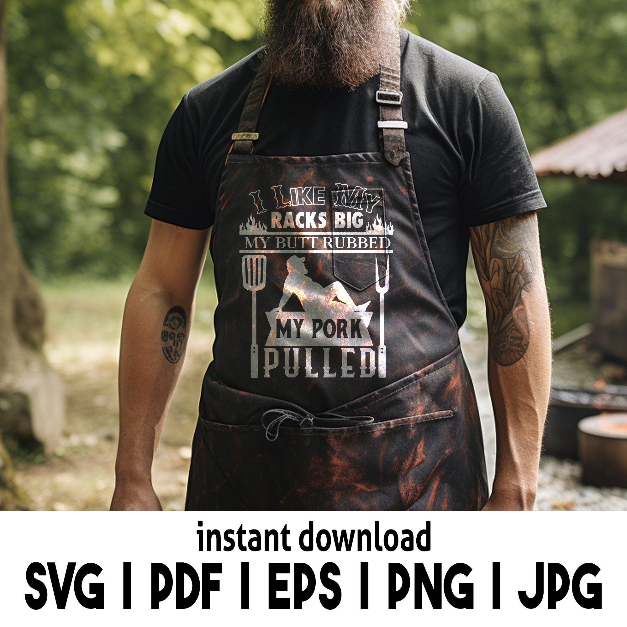 Funny Grill Svg I Like My Racks Big Svg Butt Rubbed Svg My - Etsy UK