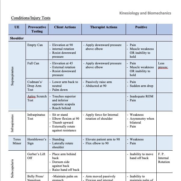 Kines/biomechanics ROM & MMT - Etsy
