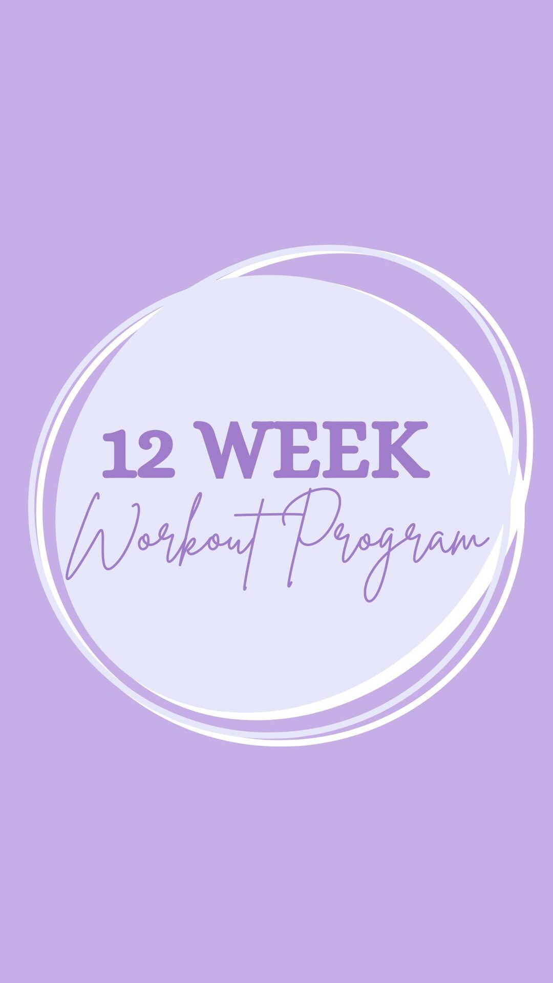 12 Week Total Body Transformation Workout Program - Purple - Etsy