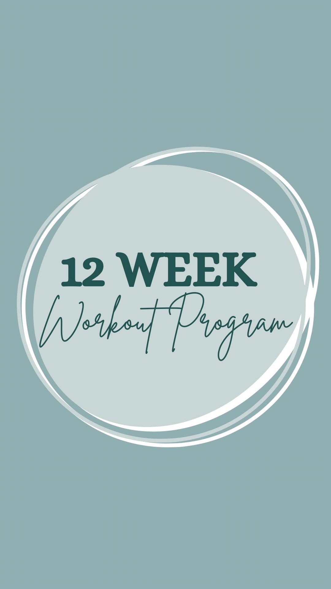 12 Week Total Body Transformation Workout Program Sage - Etsy