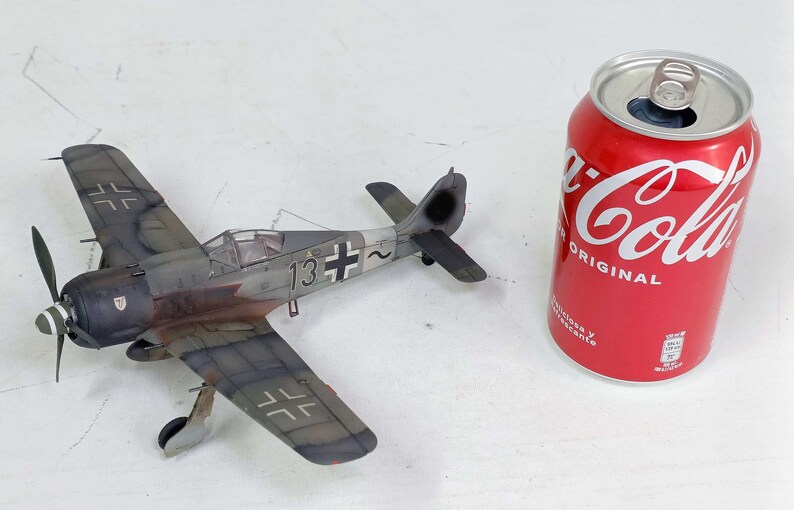 FW 190 1/48 Scale Model Built Painted Gebaut Epoxy Diorama - Etsy