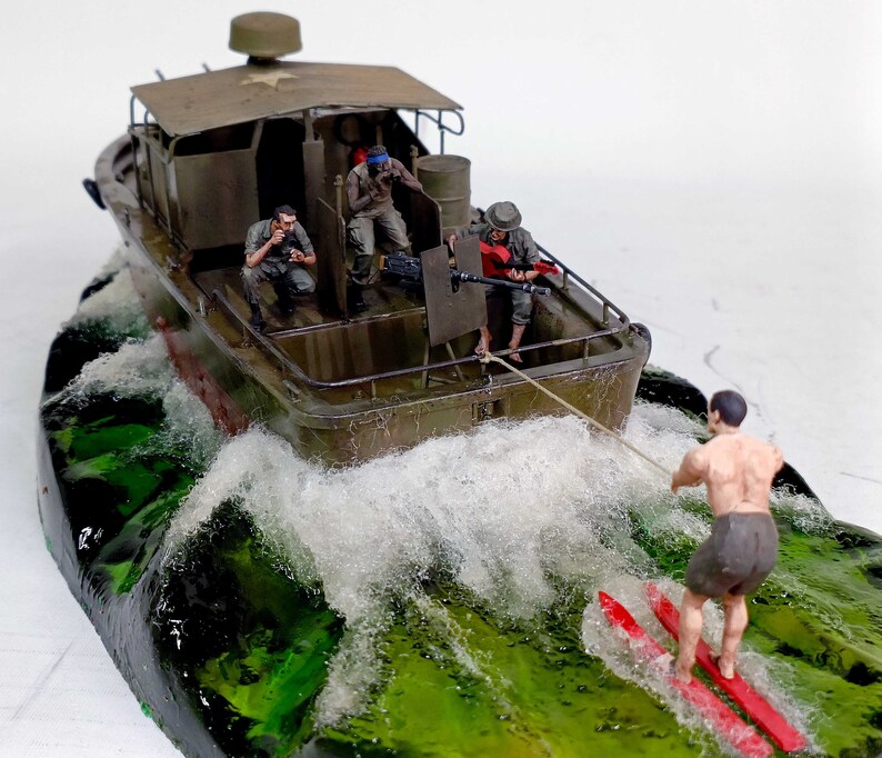 1/35 Built PBR Pibber Vietnam Diorama Epoxy Resin Scale Model Built and ...