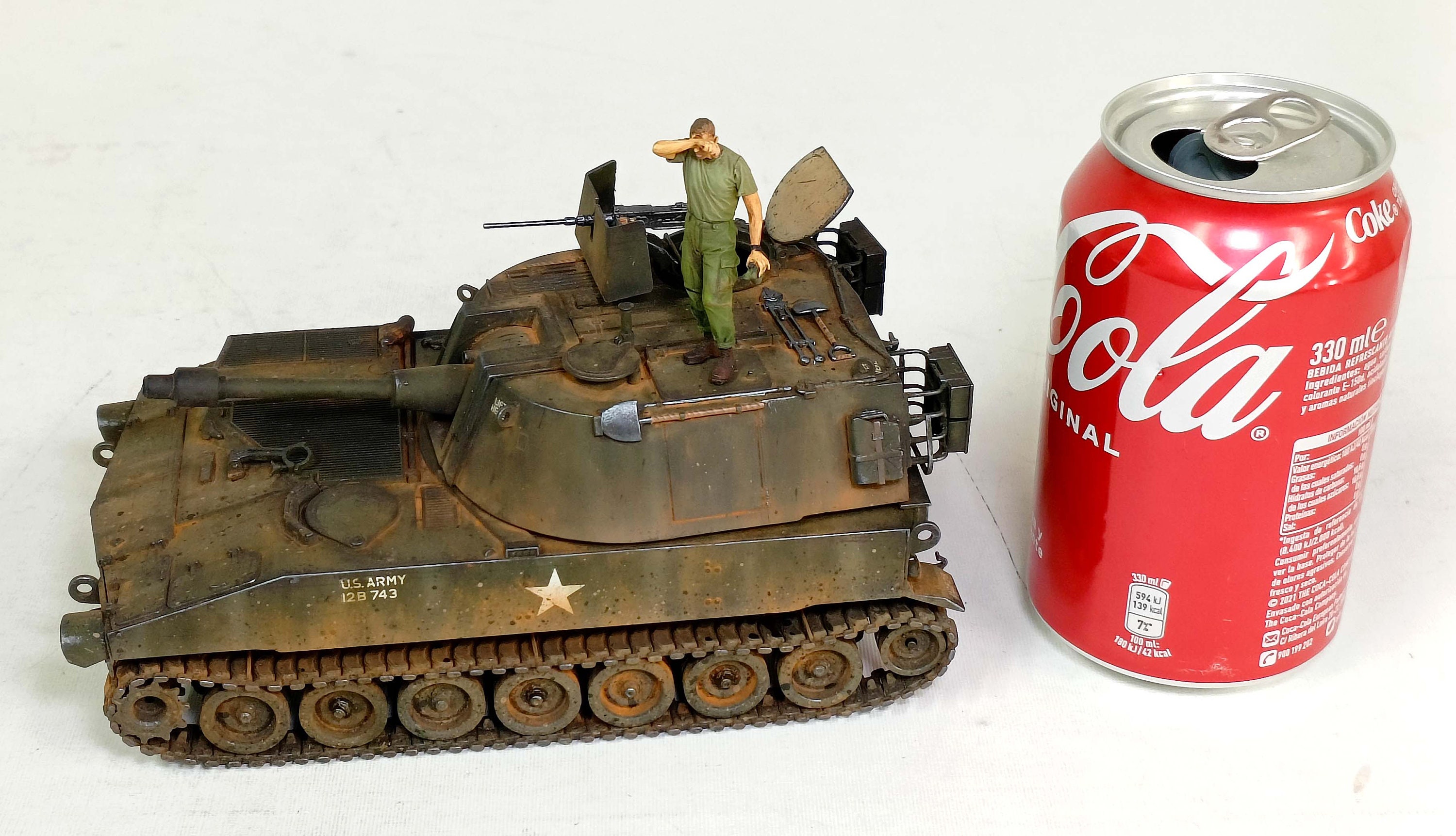 1/35 Built M108 Howitzer Vietnam. Scale Model Built and - Etsy