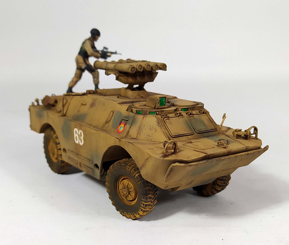 1/35 Built BRDM-2 Konkurs Scale Model Built and Painted Gebaut - Etsy