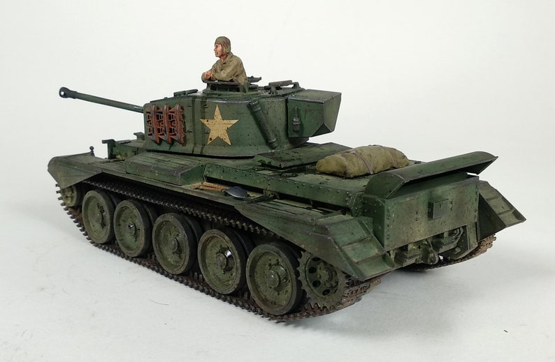 1/35 Built Cromwell With Churchill Turret Scale Model Built and Painted ...