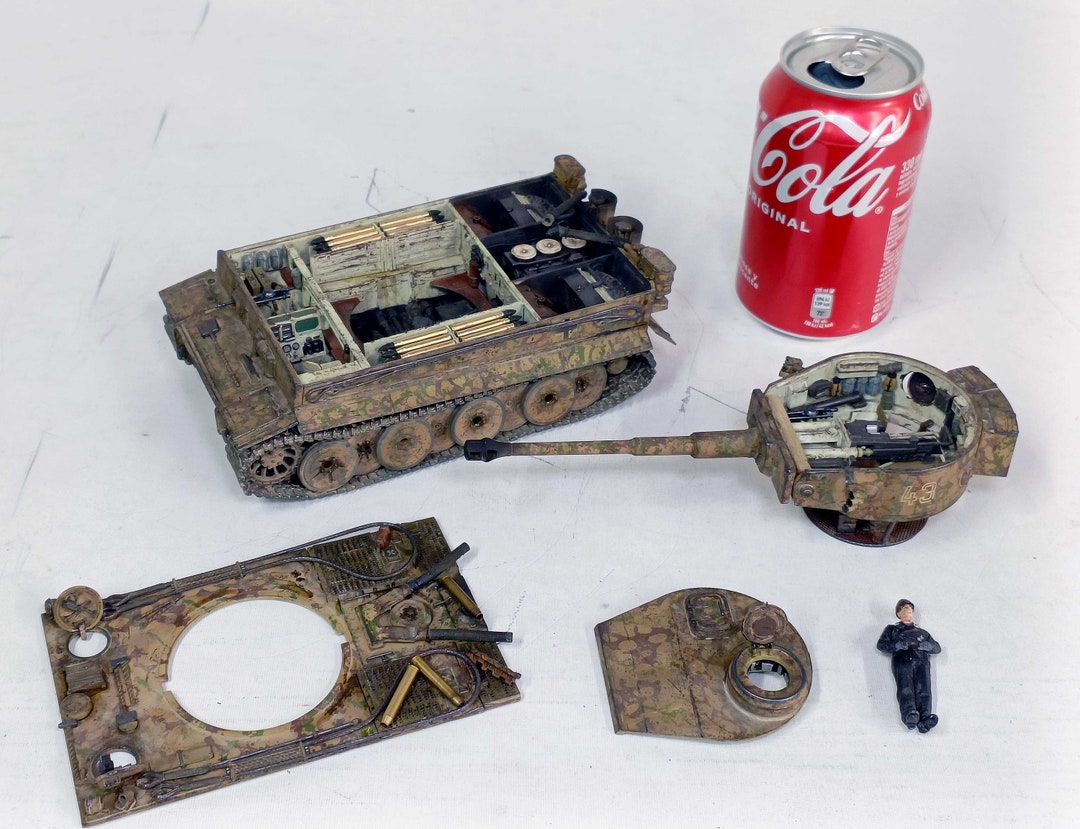 1/35 Built Tiger I With Interiors Scale Model Built and - Etsy
