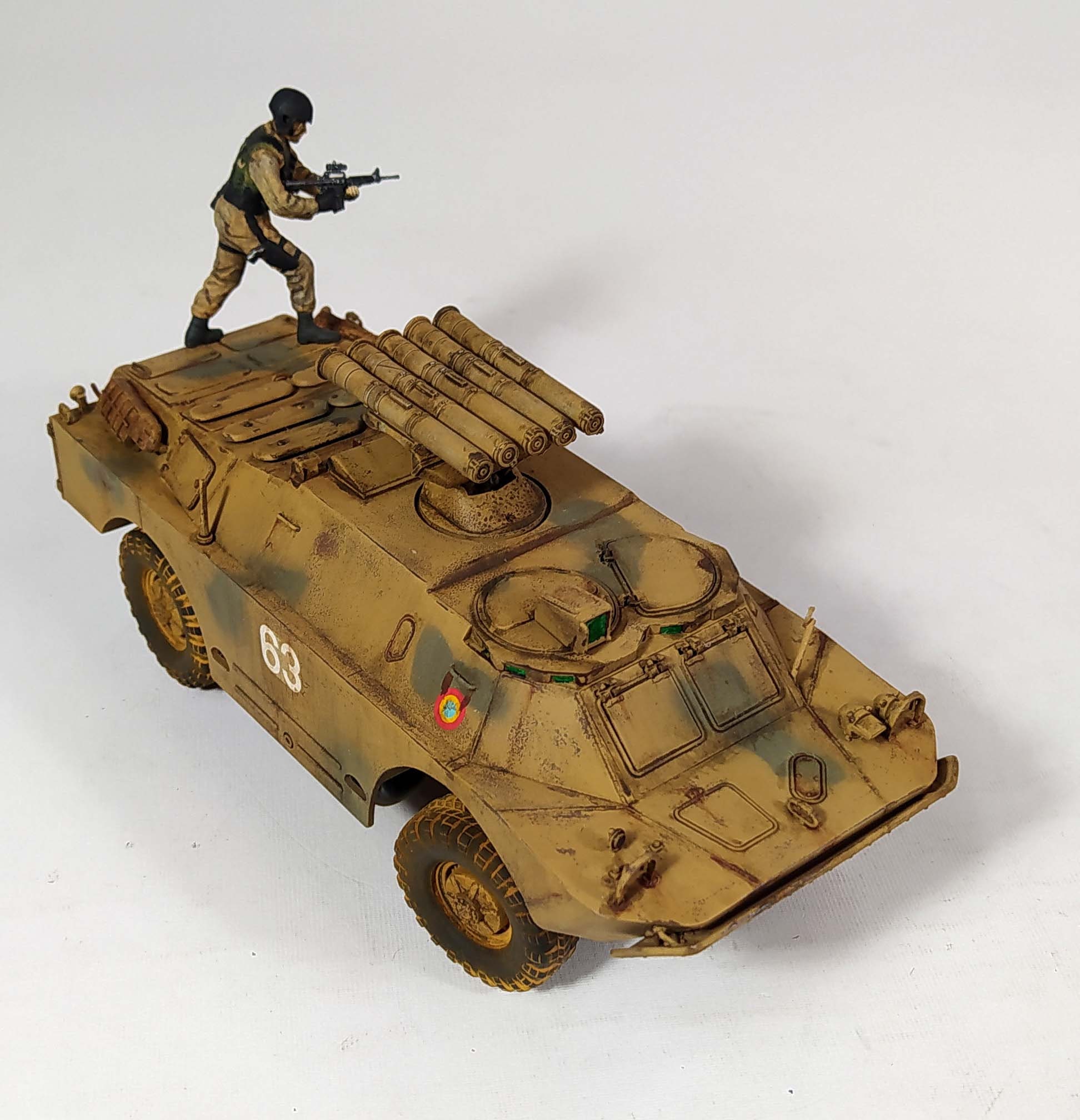 1/35 Built BRDM-2 Konkurs Scale Model Built and Painted Gebaut - Etsy