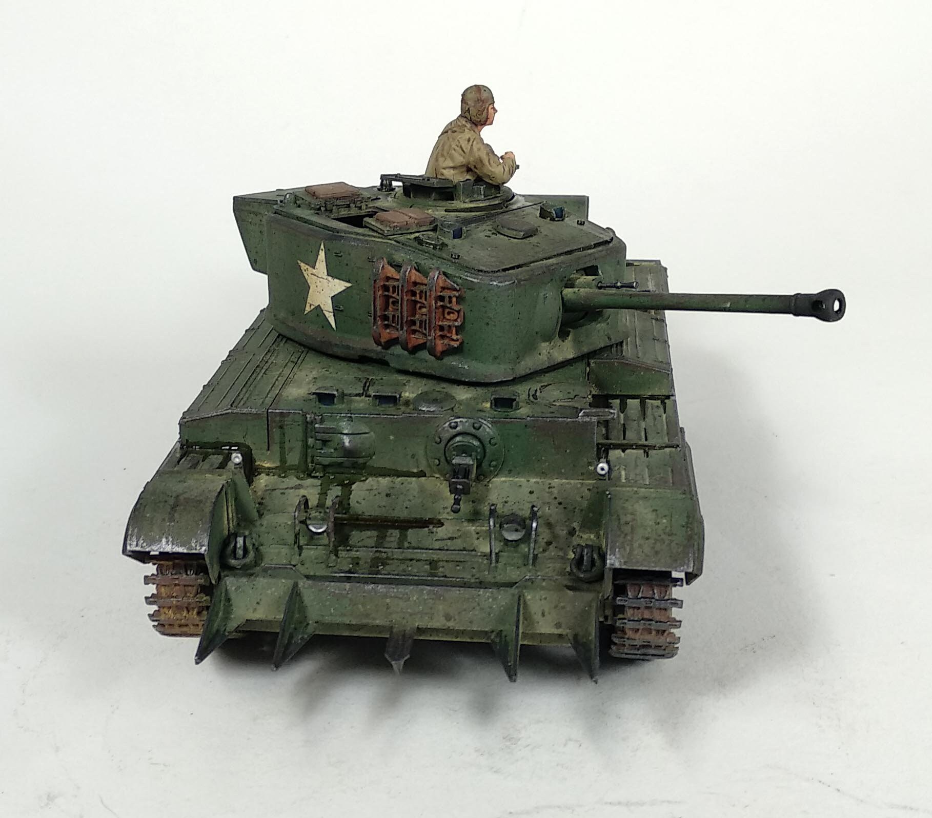 1/35 Built Cromwell With Churchill Turret Scale Model Built and Painted ...