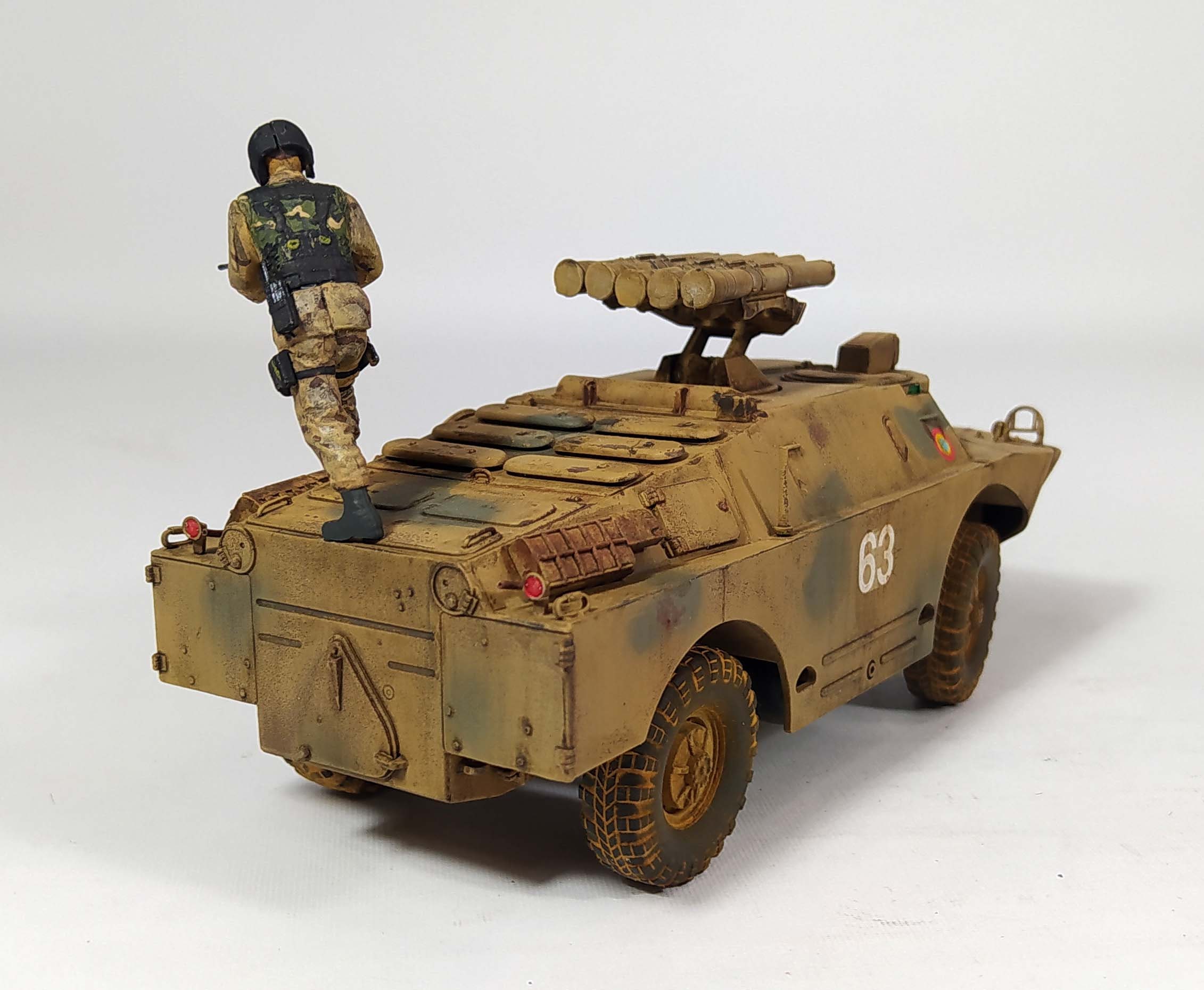 1/35 Built BRDM-2 Konkurs Scale Model Built and Painted Gebaut - Etsy