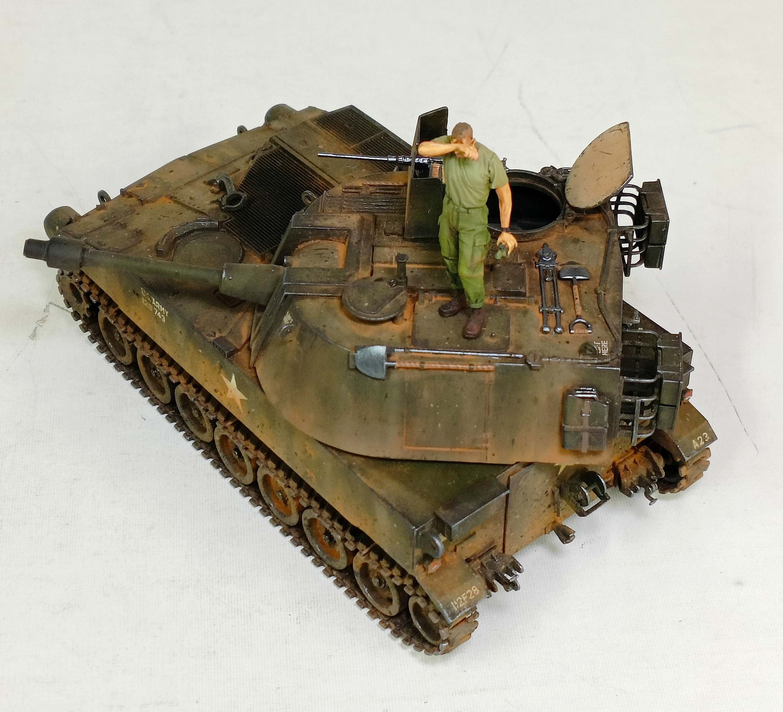 1/35 Built M108 Howitzer Vietnam. Scale Model Built and - Etsy