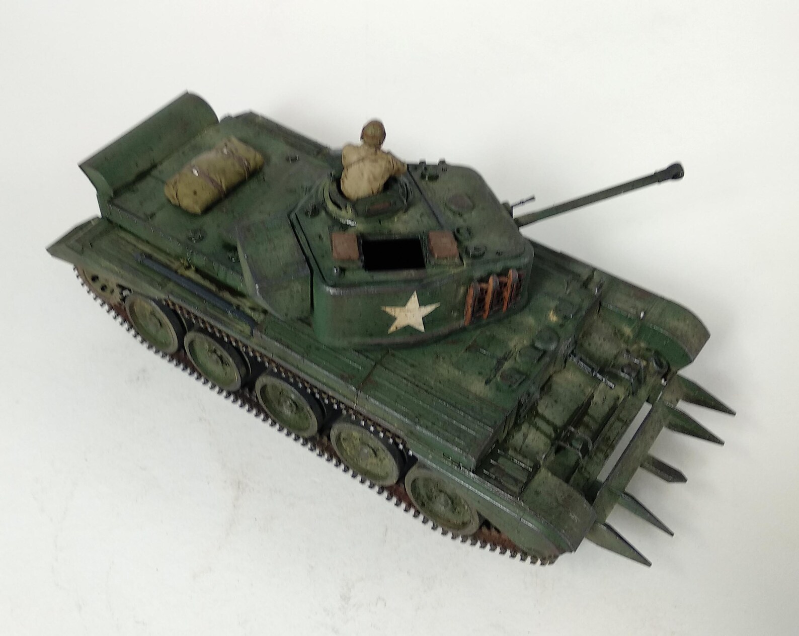 1/35 Built Cromwell With Churchill Turret Scale Model Built and Painted ...