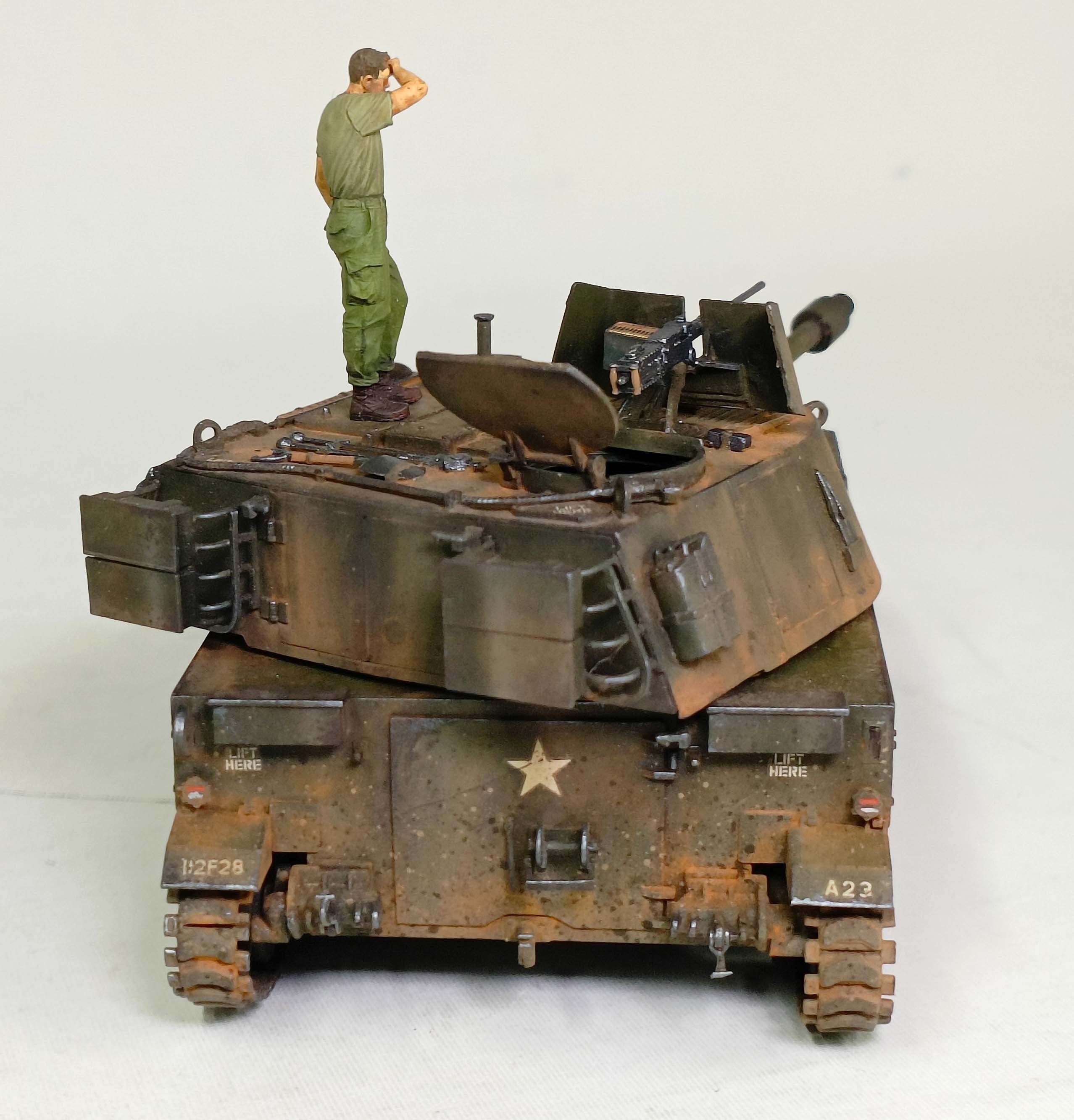 1/35 Built M108 Howitzer Vietnam. Scale Model Built and - Etsy