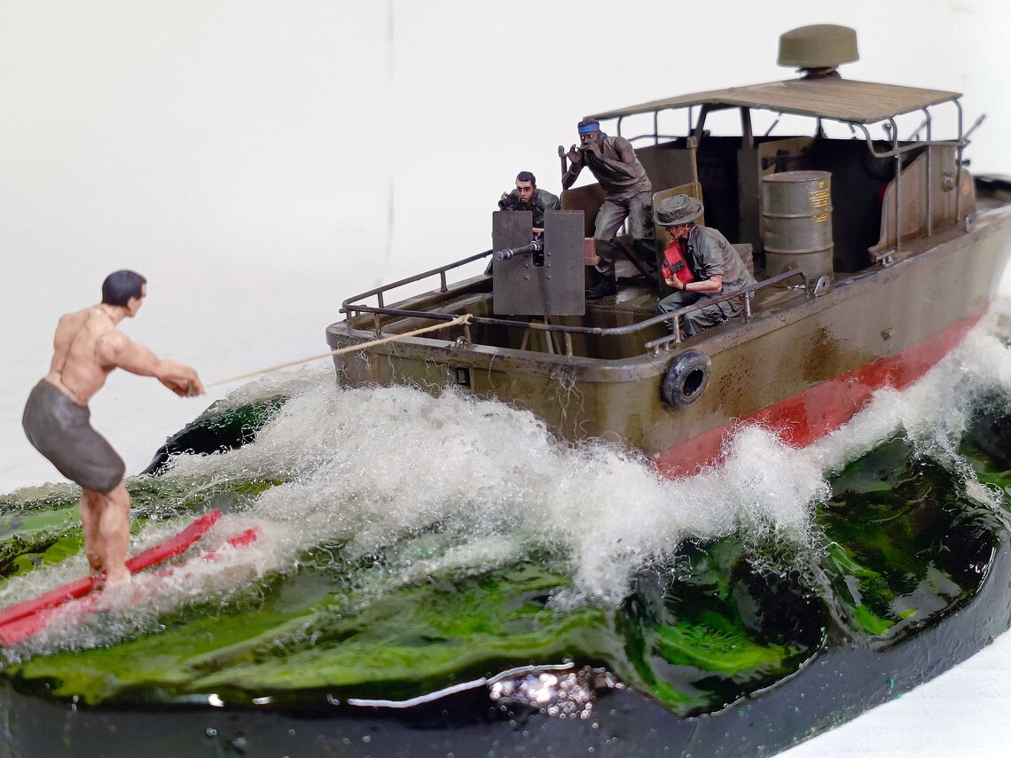 1/35 Built PBR Pibber Vietnam Diorama Epoxy Resin Scale Model Built and ...