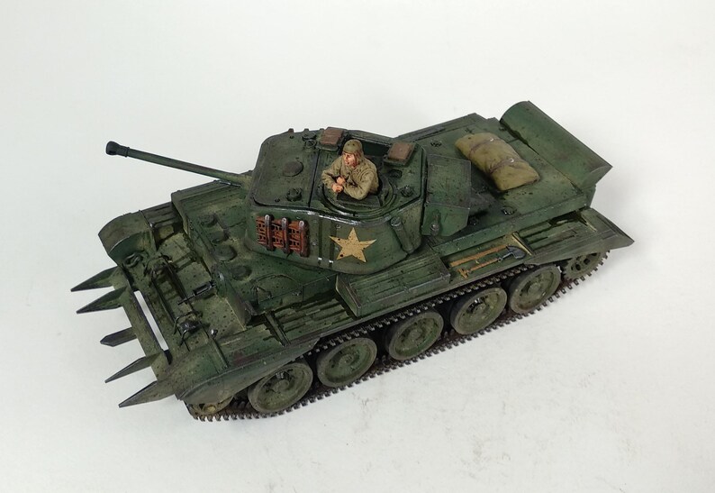 1/35 Built Cromwell With Churchill Turret Scale Model Built and Painted ...